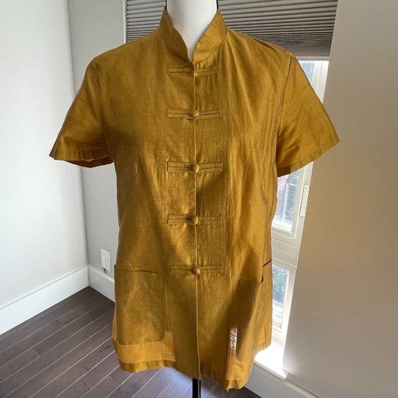 Pablo De Gerard Darel | Tops | Asian Inspired Mandarin Collar Top By ...